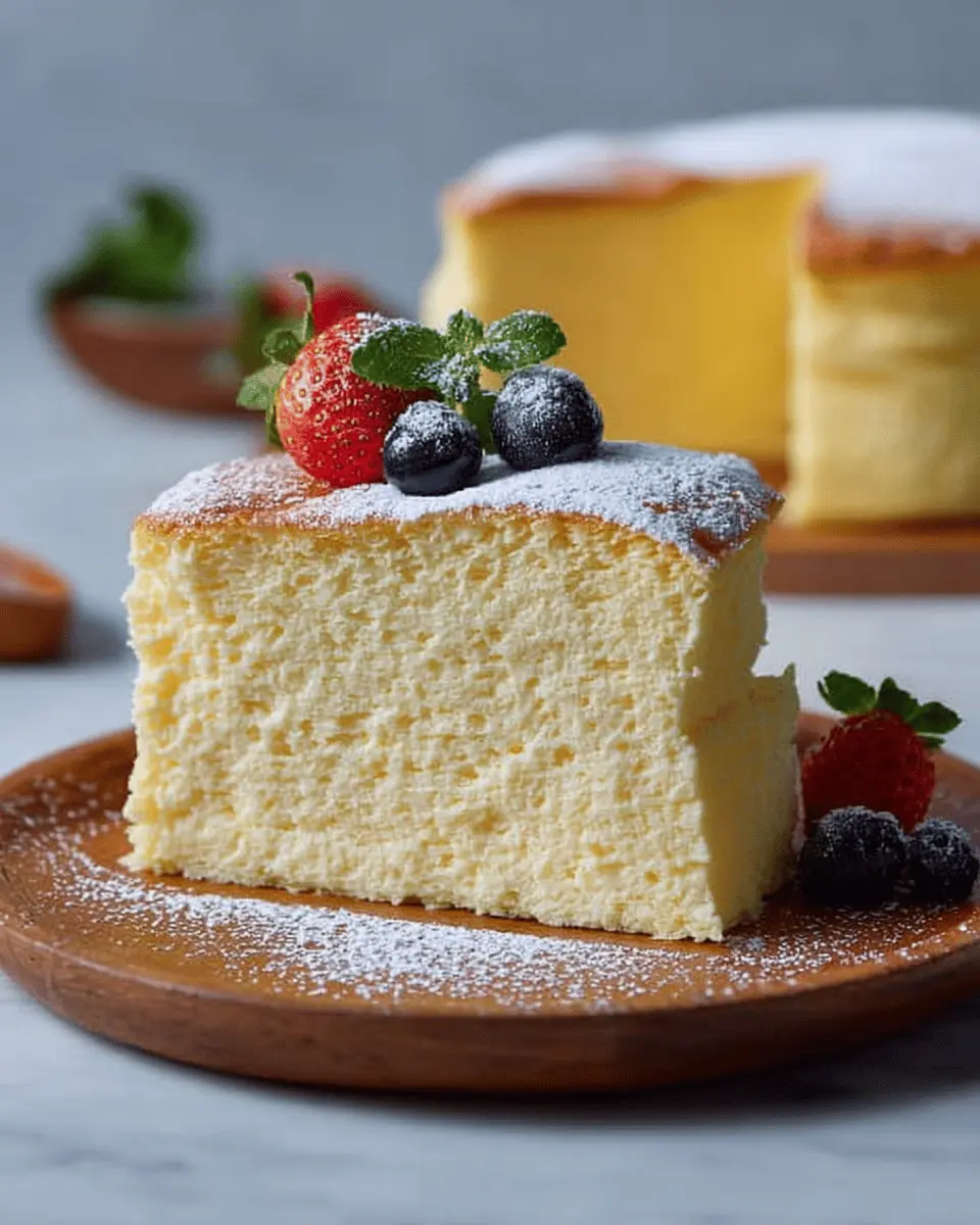 fluffy japanese cheesecake