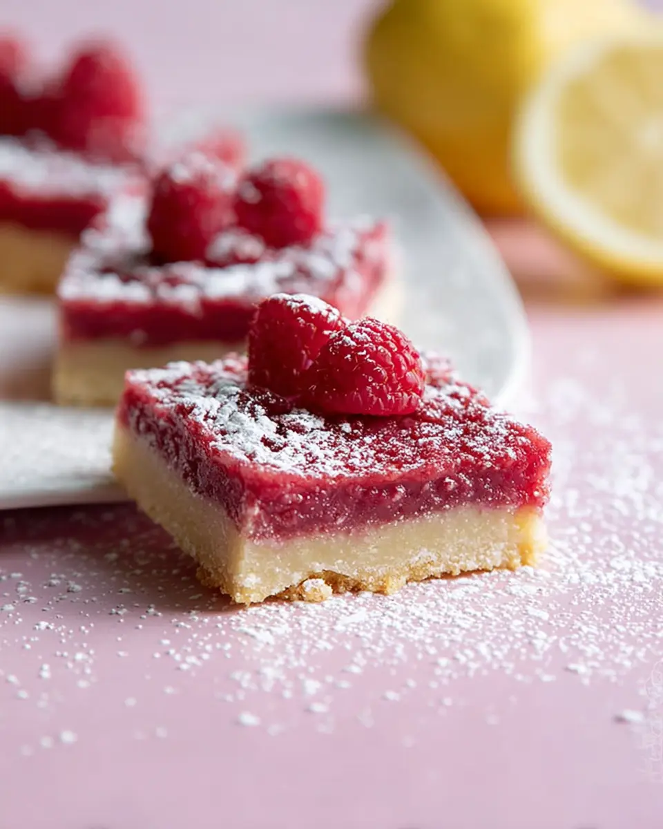 raspberry lemonade bars